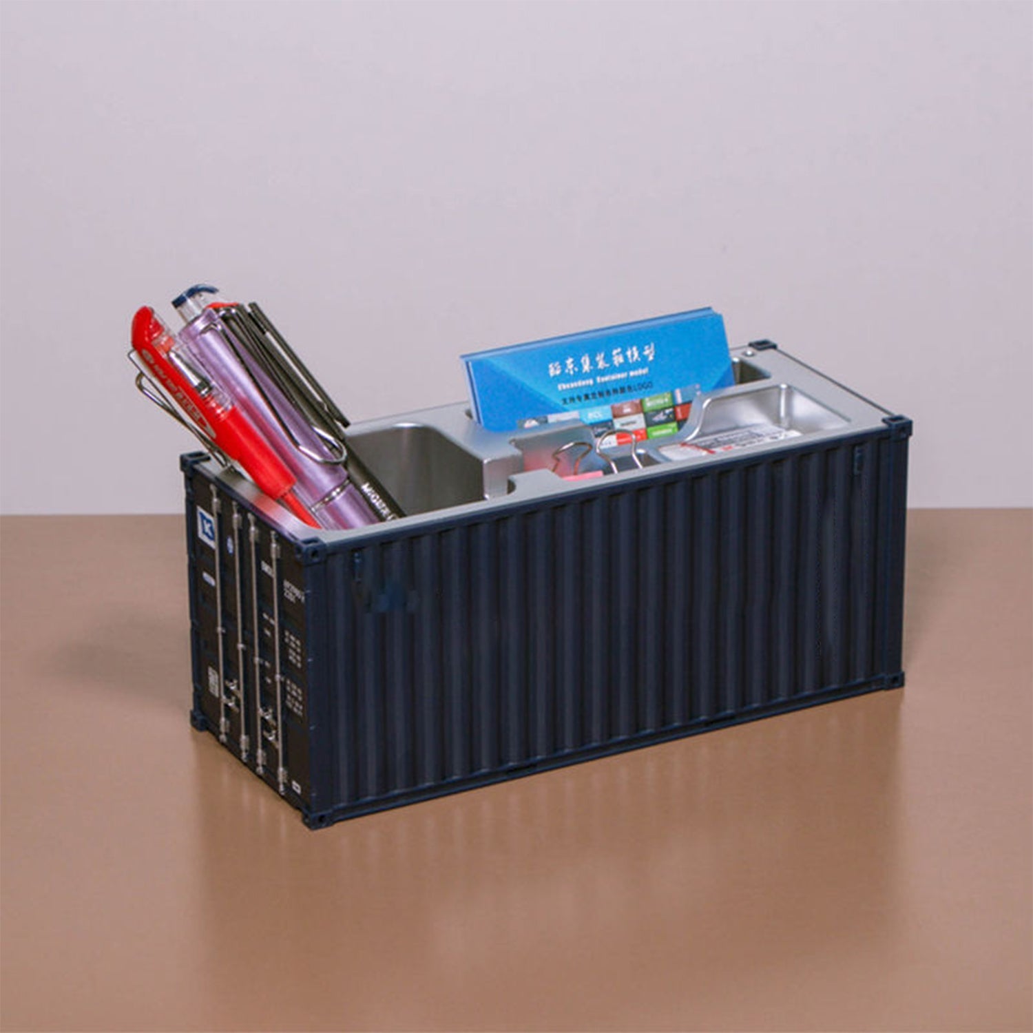 Shipping Container Pen Holder Shipping Container Model Pen Name Cardho ...