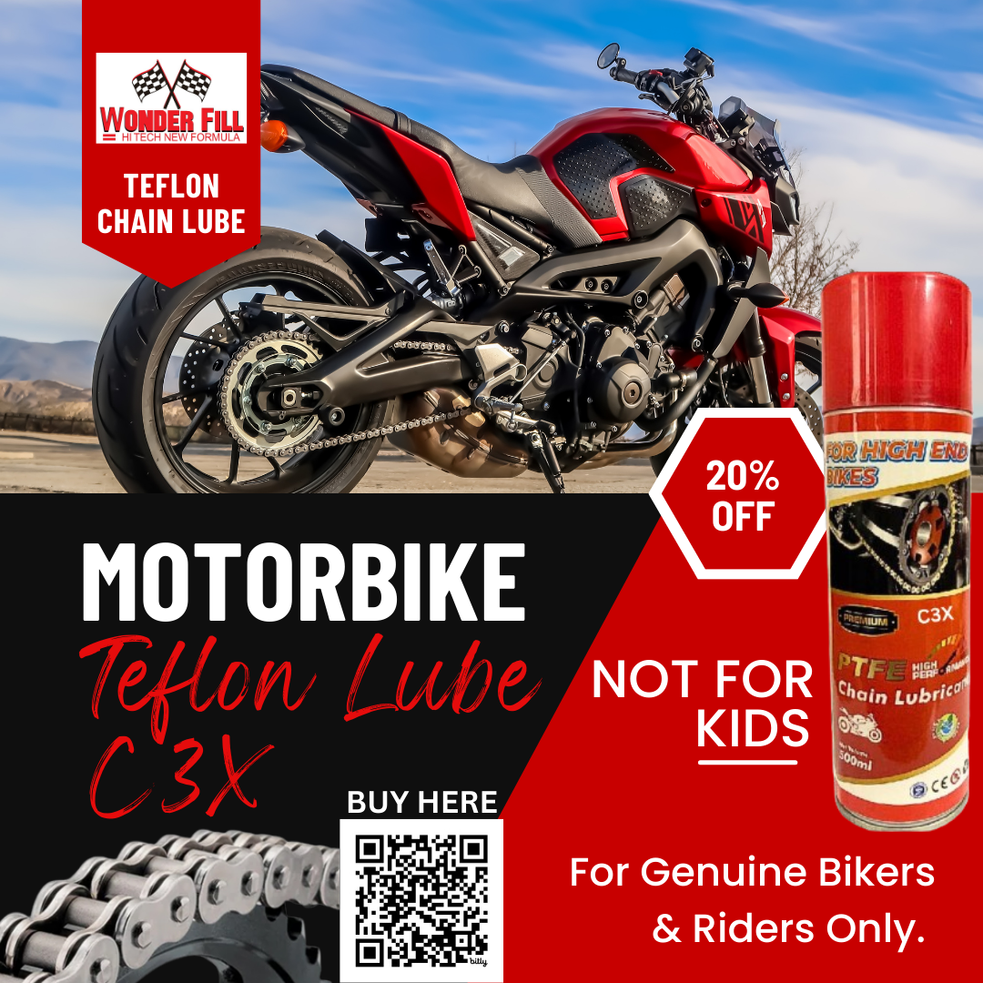 TEFLON 3CX STRONG MOLECULAR COAT CHAIN LUBE 500 ML – Wonderfill India