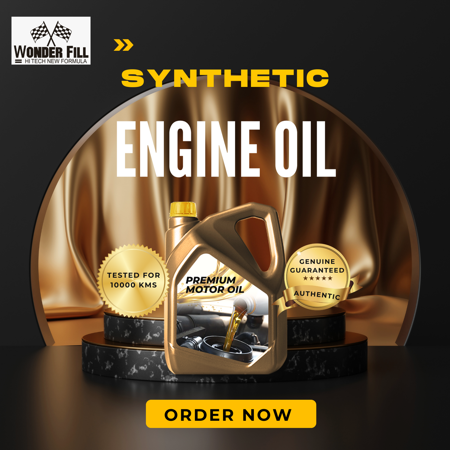 FULLY SYNTHETIC 10W40 JASO MA2 ENGINE OIL 1L – Wonderfill India