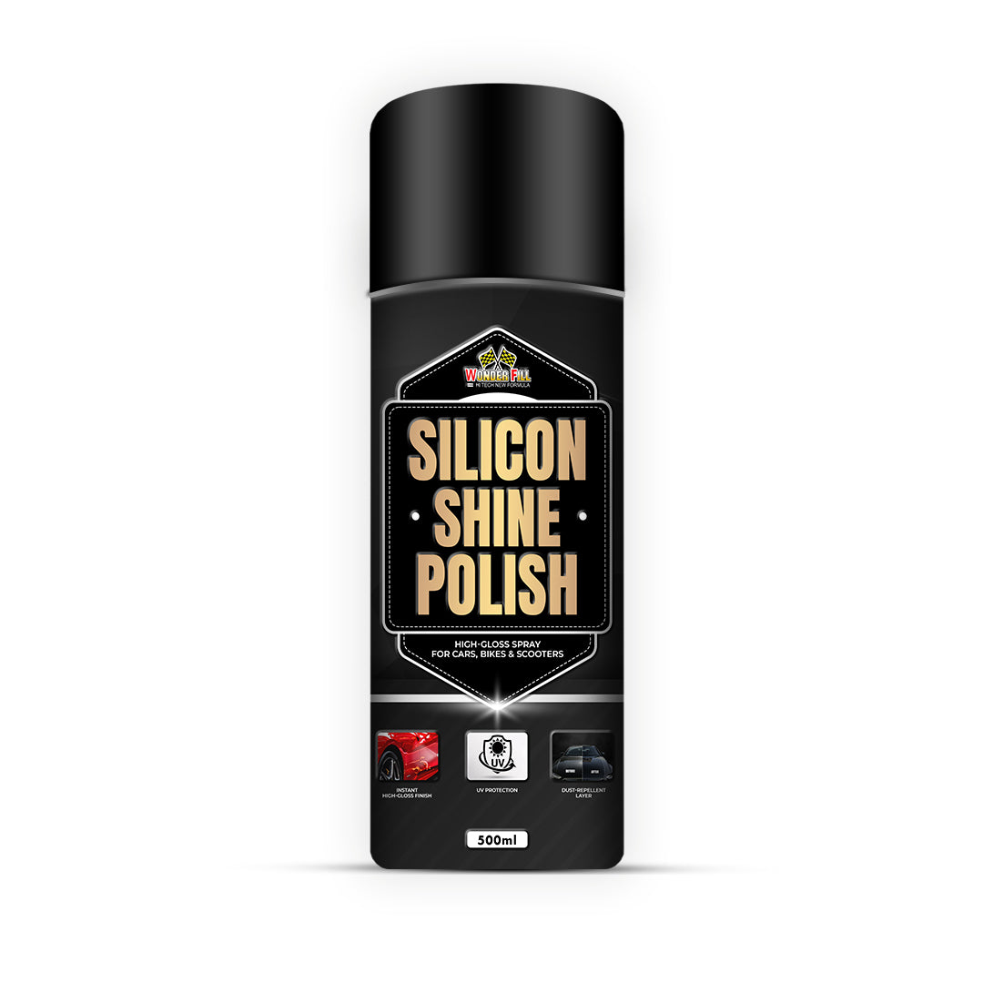 Silicon Shine Polish - Car & Bike - 500ml – Wonderfill India